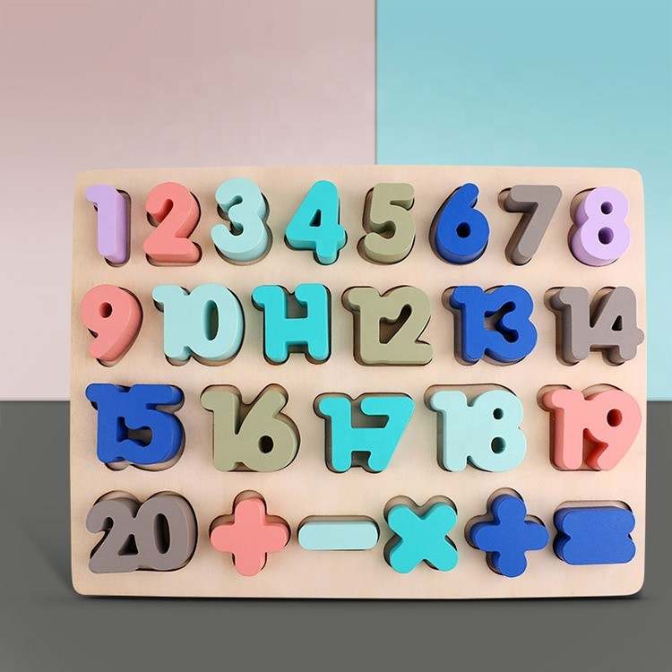 English Alphabet Wooden Puzzle Abc and Numbers. - TipTopEco.com
